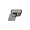 Sticker S51 Enduro neon yellow Simson S51 | MAXISCOOT