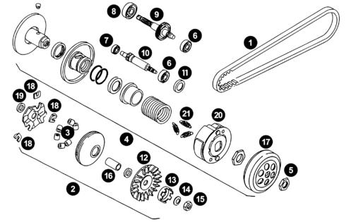 Scooter Exploded Views | SCOOTER-ATTACK