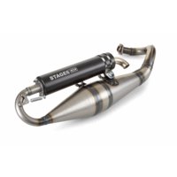 Exhaust Stage6 Pro Replica MK2 Black Piaggio | MAXISCOOT
