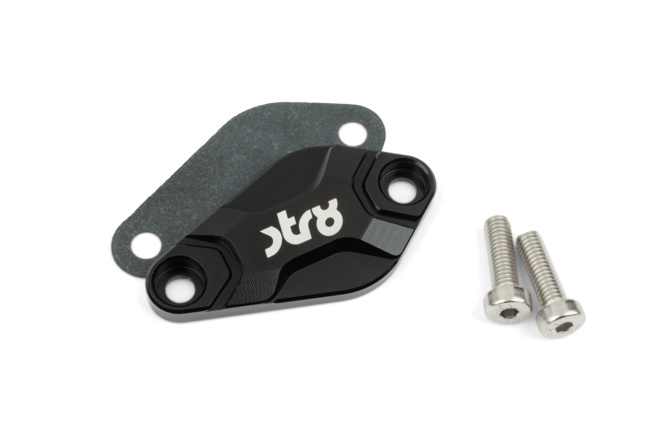 Oil Pump Cover Str8 AM6 / Derbi Black | SCOOTER-ATTACK