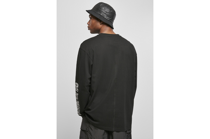 Longsleeve Chinese Symbol Oversized black | MAXISCOOT