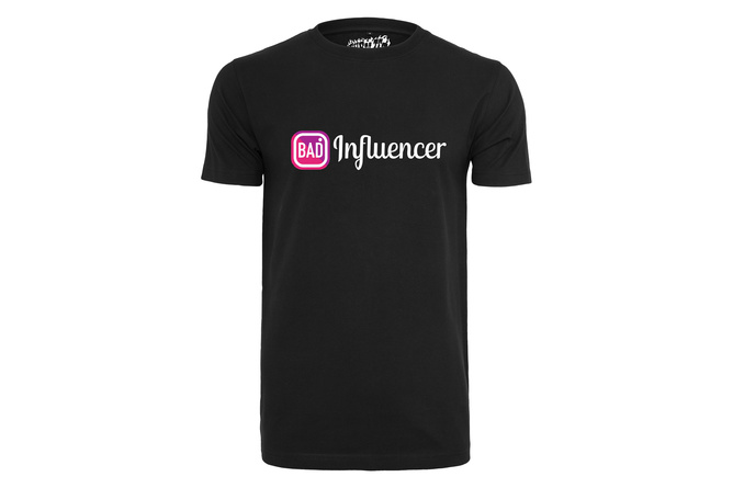 T-Shirt Bad Influencer schwarz kaufen | SCOOTER-ATTACK