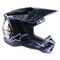 MX Helm Alpinestars SM5 Solar Flare schwarz/grau/gold kaufen | SCOOTER ...