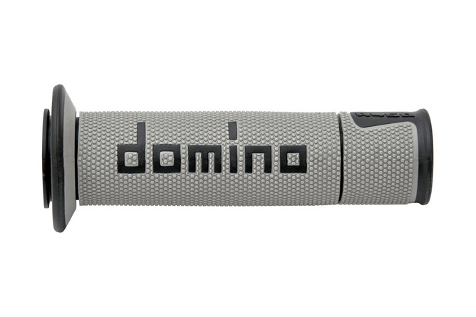 Grips Domino A450 On-Road Racing grey / black (open ends) | SCOOTER-ATTACK