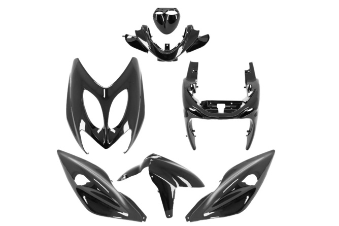 Fairing Kit Yamaha Aerox before 2013 Black 7 pieces | SCOOTER-ATTACK
